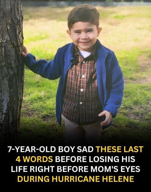 7-Year-Old Boy Sad These Last 4 Words Before Losing His Life Right ...