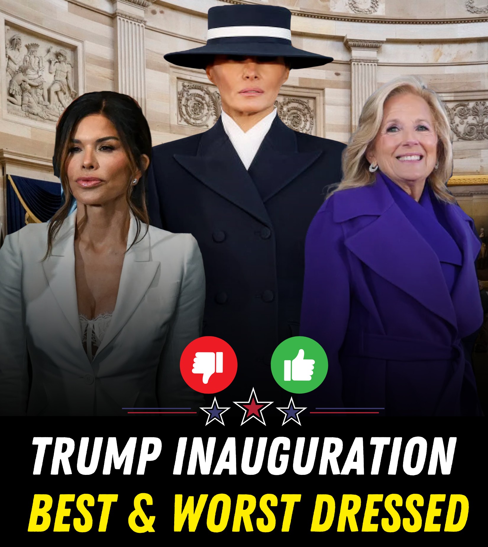 The Best and Worst Dressed at Trump’s Inauguration: a list of fashion ...