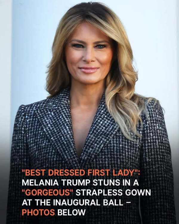 ‘Best Dressed First Lady’: Melania Trump Stuns in a ‘Gorgeous’ Dress at ...