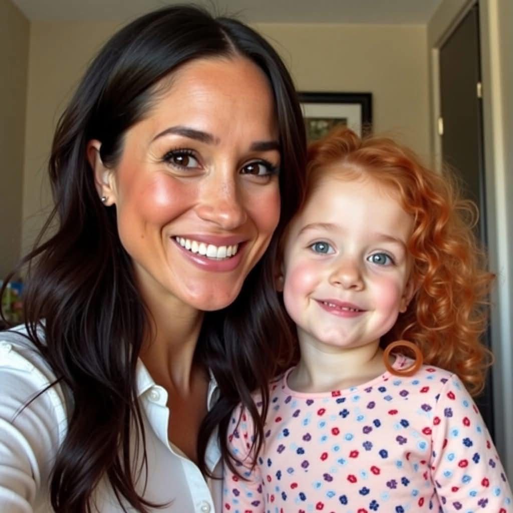 Meghan Markle publicly shared a photo of her daughter, Lilibet, for the ...