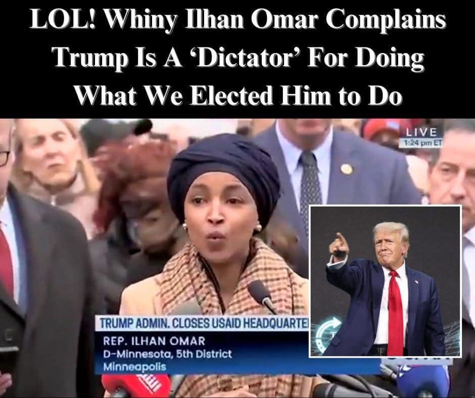 Squad’ Member Omar Claims ‘Dictator’ Trump Causing ‘Constitutonal ...